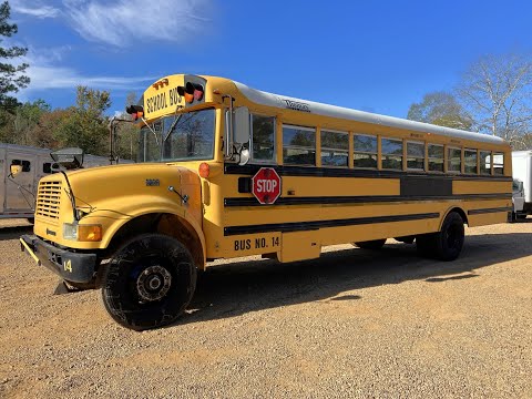 1998 International 3800 Thomas 65 Passenger School Bus (189,376 Miles ...