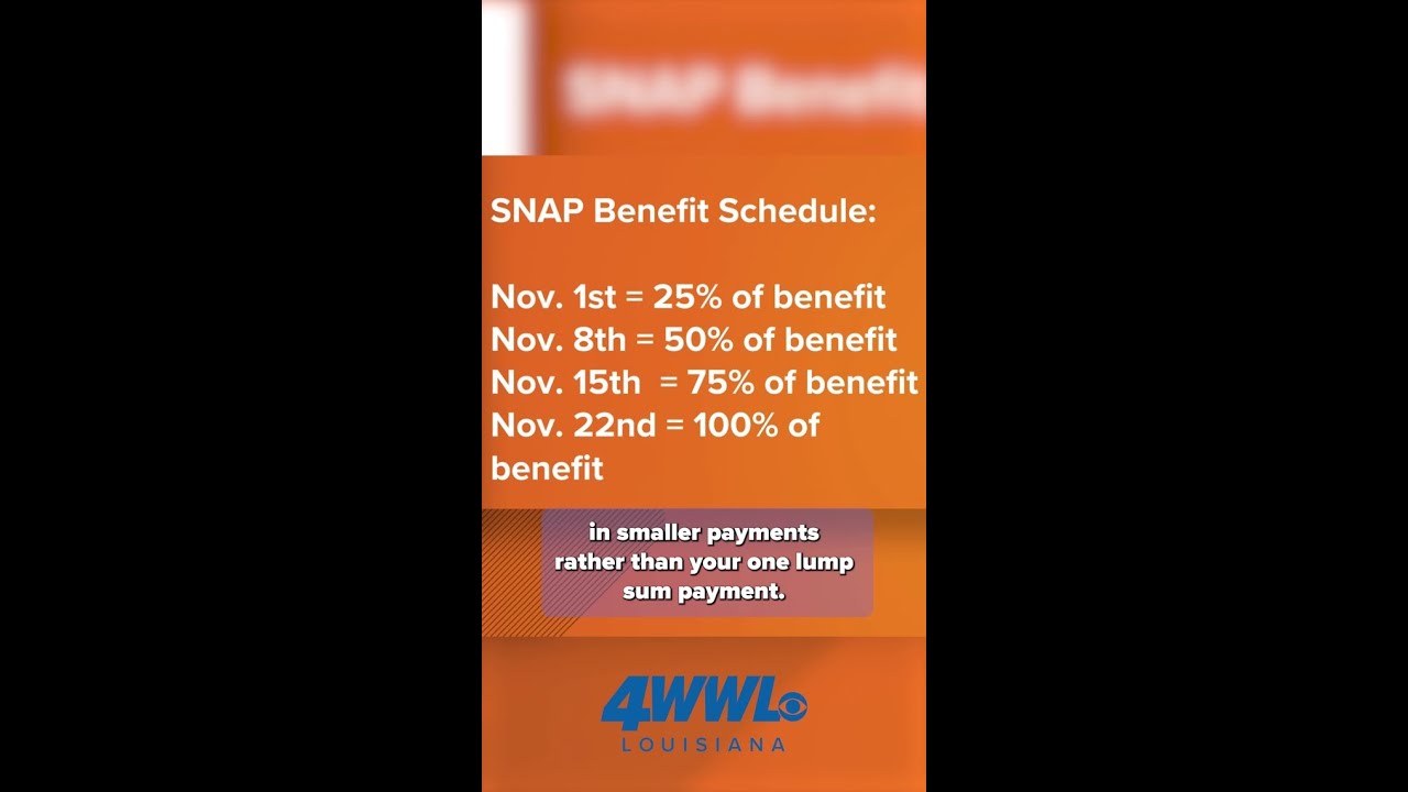 SNAP benefits disbursement explained