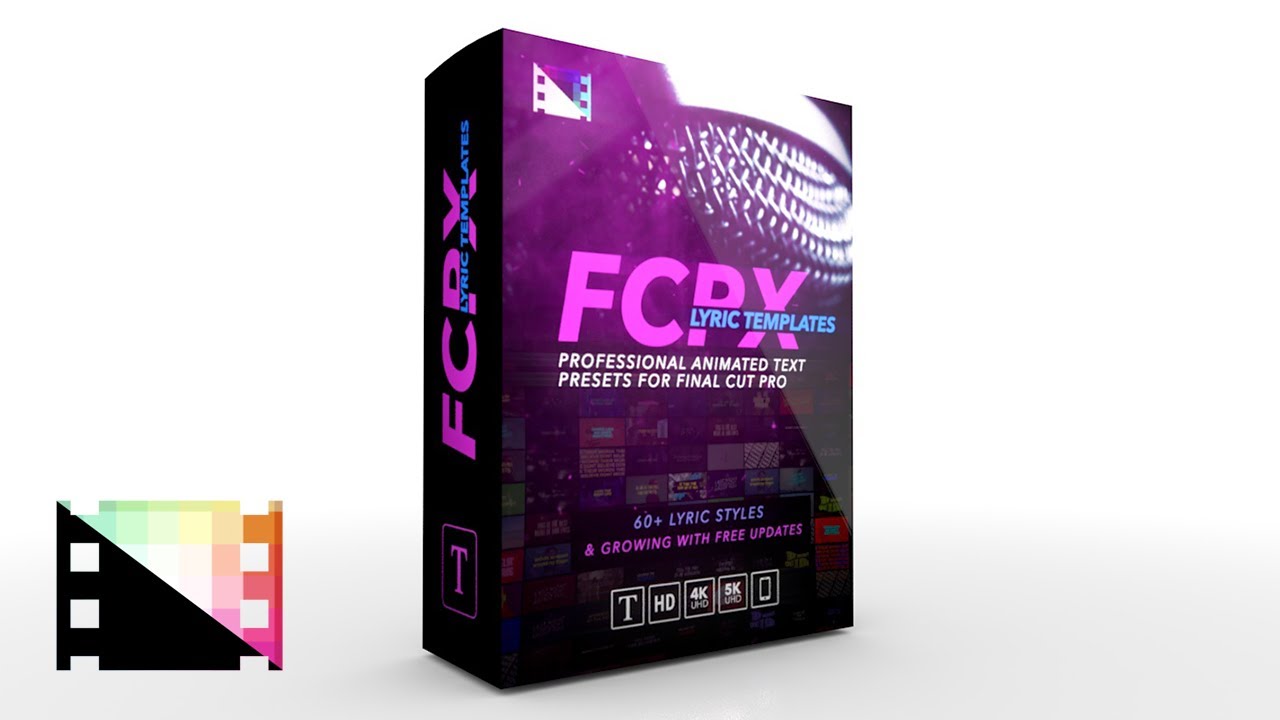 FCPX Lyric Templates - Professional Lyric Templates for FCPX - Pixel Film Studios
