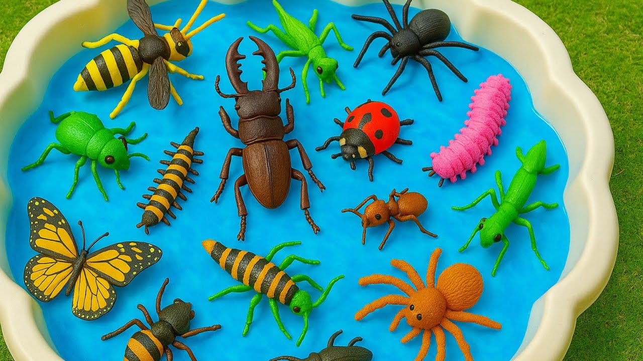Learn Bug Homes with Toys & Real Insects | Learn Bug & Insects Name For Kids | Learn Preschool Kids