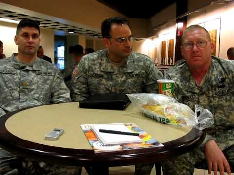 Army majors discuss training at CGSC