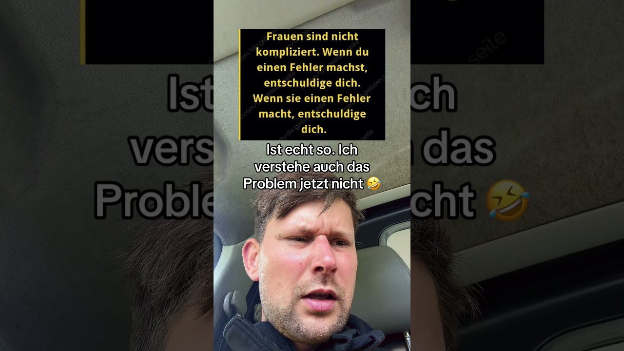 Frauen sind nicht kompliziert#fun #funny #funnyvideo #funnypictures #pictureoftheday #memes #humor