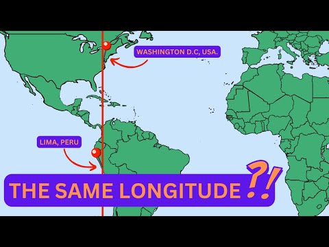 You won't Believe that these Cities are on the same Longitude!