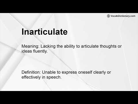 Inarticulate Meaning