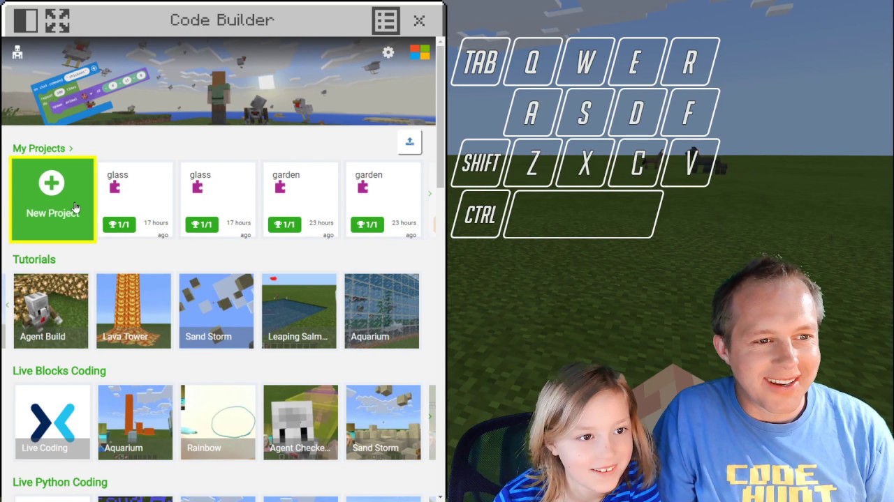 MakeCode for Minecraft:Education Edition - Agent Spirals