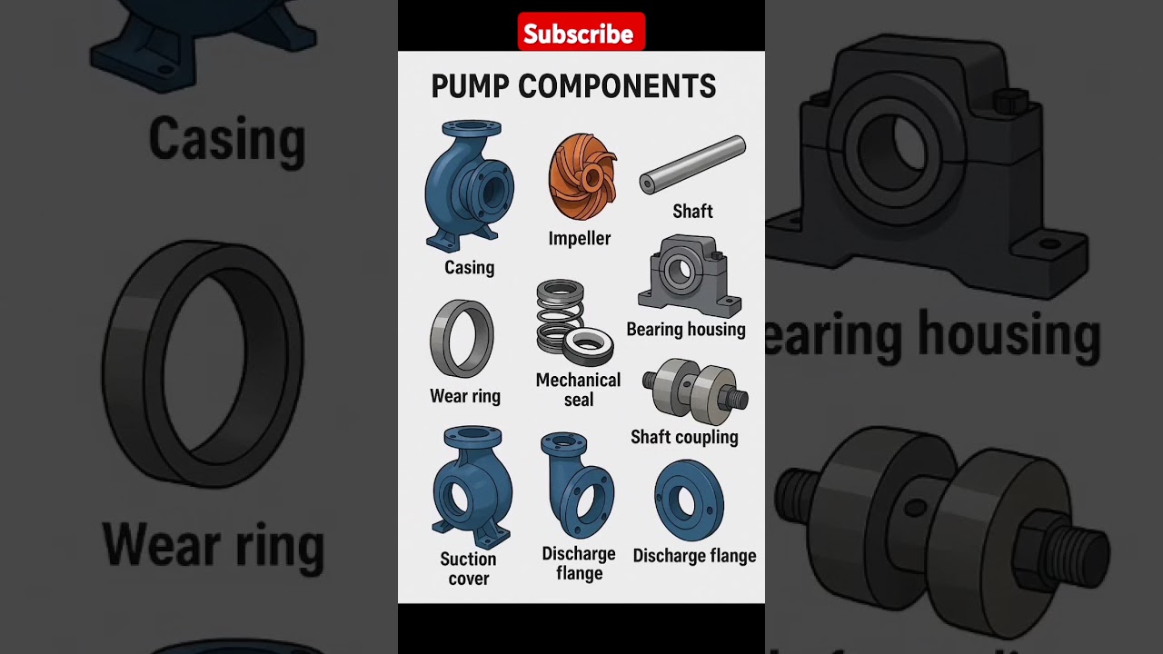 centrifugal pump components #trending #shortsfeed #centrifugalpumps #pumpcomponents #pumpparts