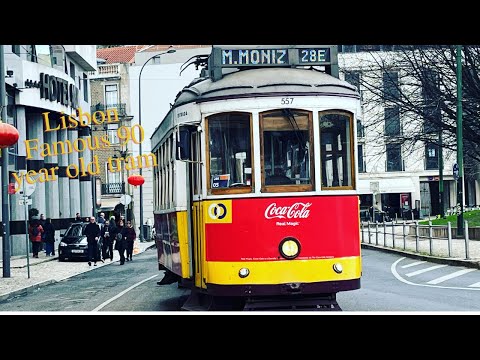 🌞Famous 28 Tram Lisbon Portugal, 1 and a half hour wait but was it worth It ? 4K