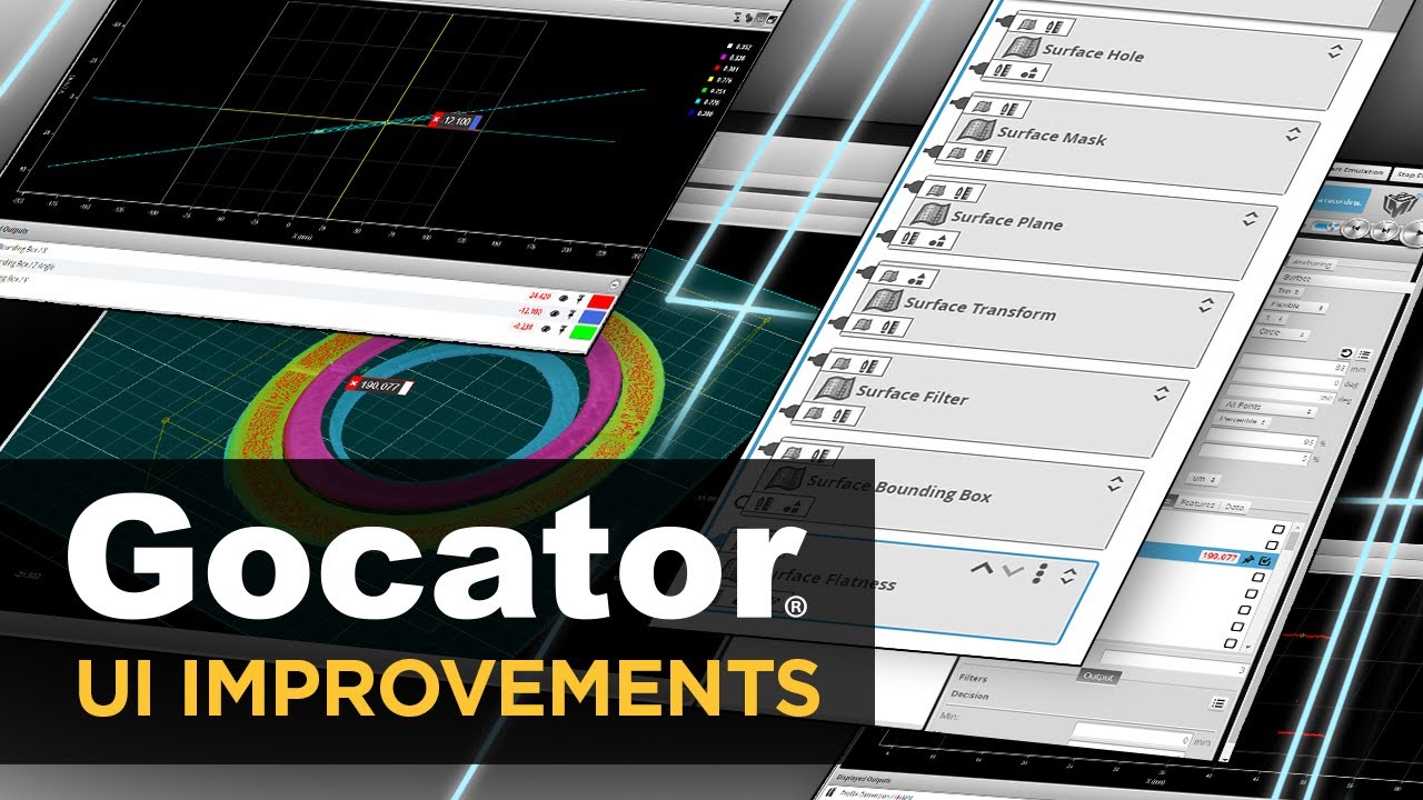 Gocator Major UI Improvements