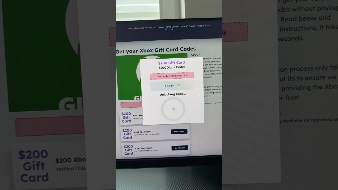 Free Xbox Codes & $200 Xbox Gift Card Codes 2026 #tutorial