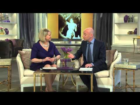 Shps 4/20 ElizabethTaylor Simulated Sapphire Tennis Bracelet with Mary Beth Roe