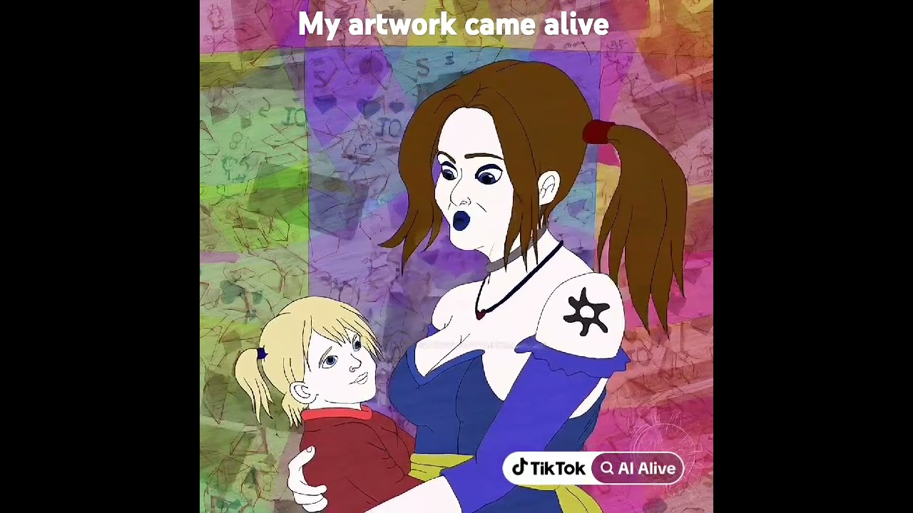 my artwork and used ai alive by Luna Quinn
