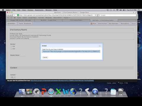 Embedding a Google Form into a Blogger page