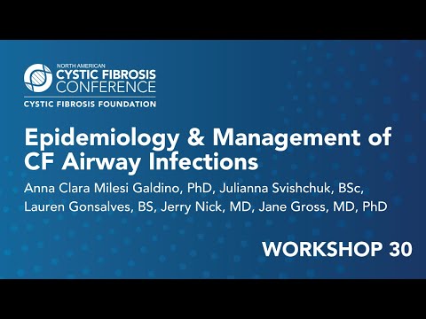 NACFC 2021 | W30: Epidemiology and Management of Cystic Fibrosis Airway Infections