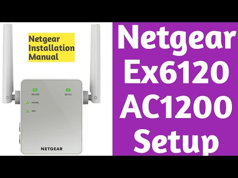 NETGEAR EX6120 SETUP | NETGEAR AC1200 EX6120 EXTENDER INSTALLATION | Mywifiext Extender Setup