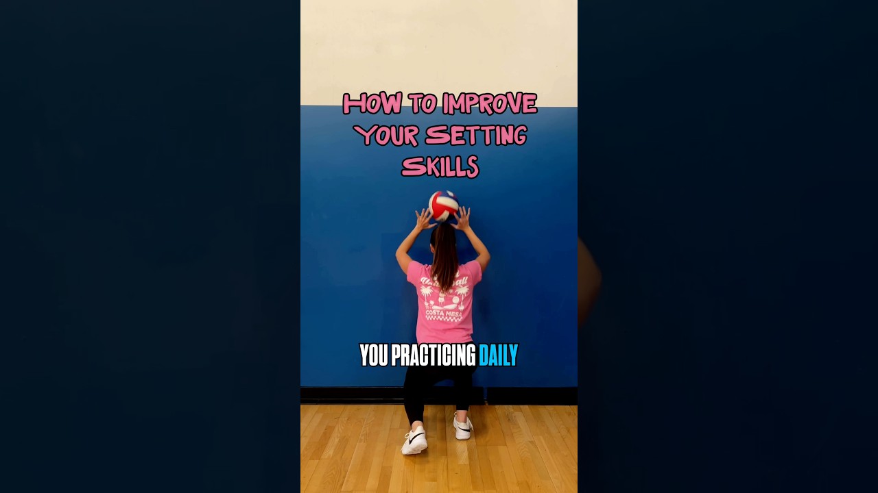 How to Become a Better Volleyball Setter (Wall Setting Drill)