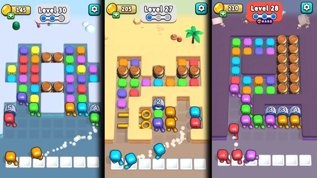 Block Jam 3D Level 26-30 Walkthrough Gameplay