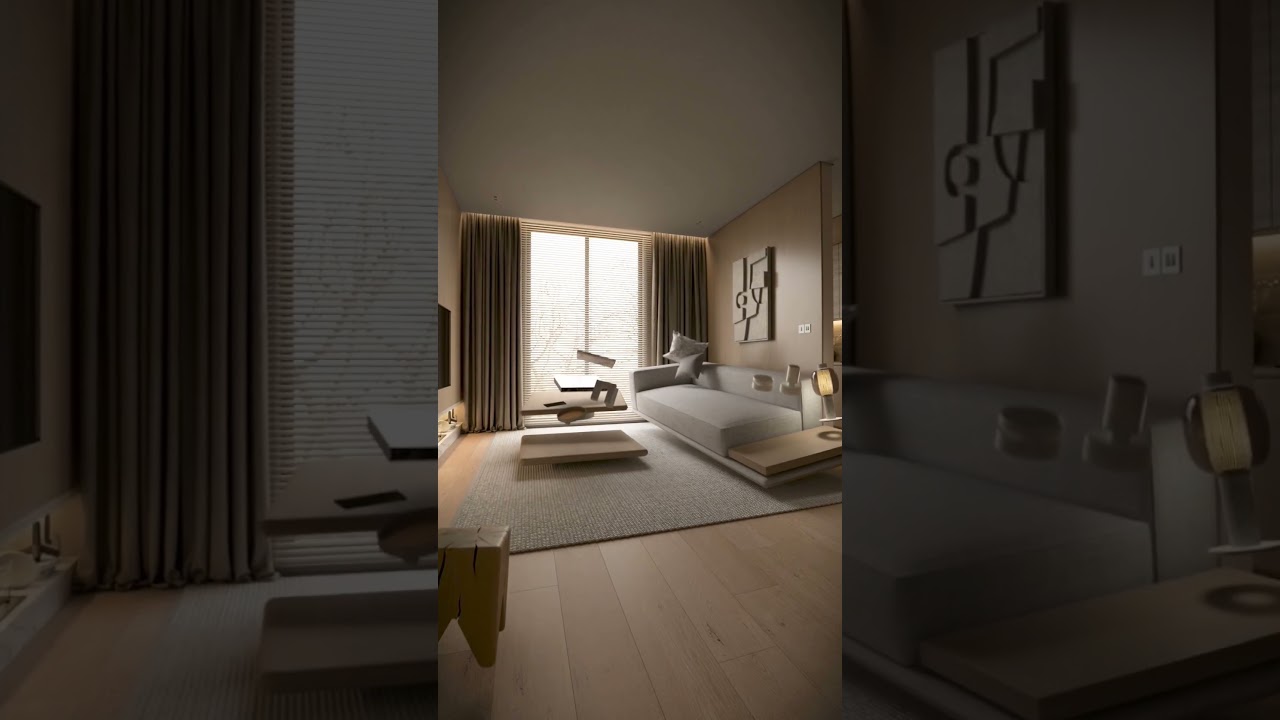 Small Apartment Animation. Modern Interior. #3d #architecture #lumion #interiordesign