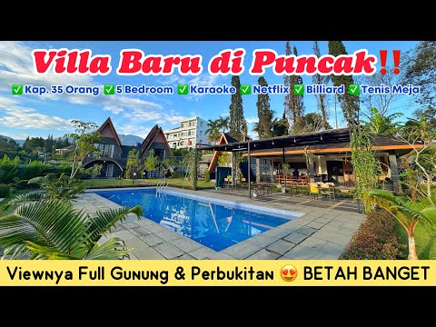 45 FULL VIEW VILLAGE || BENERAN FULL PEMANDANGAN 😍 Bisa 35 Orang, Udara Dingin, Fasilitas Lengkap‼️