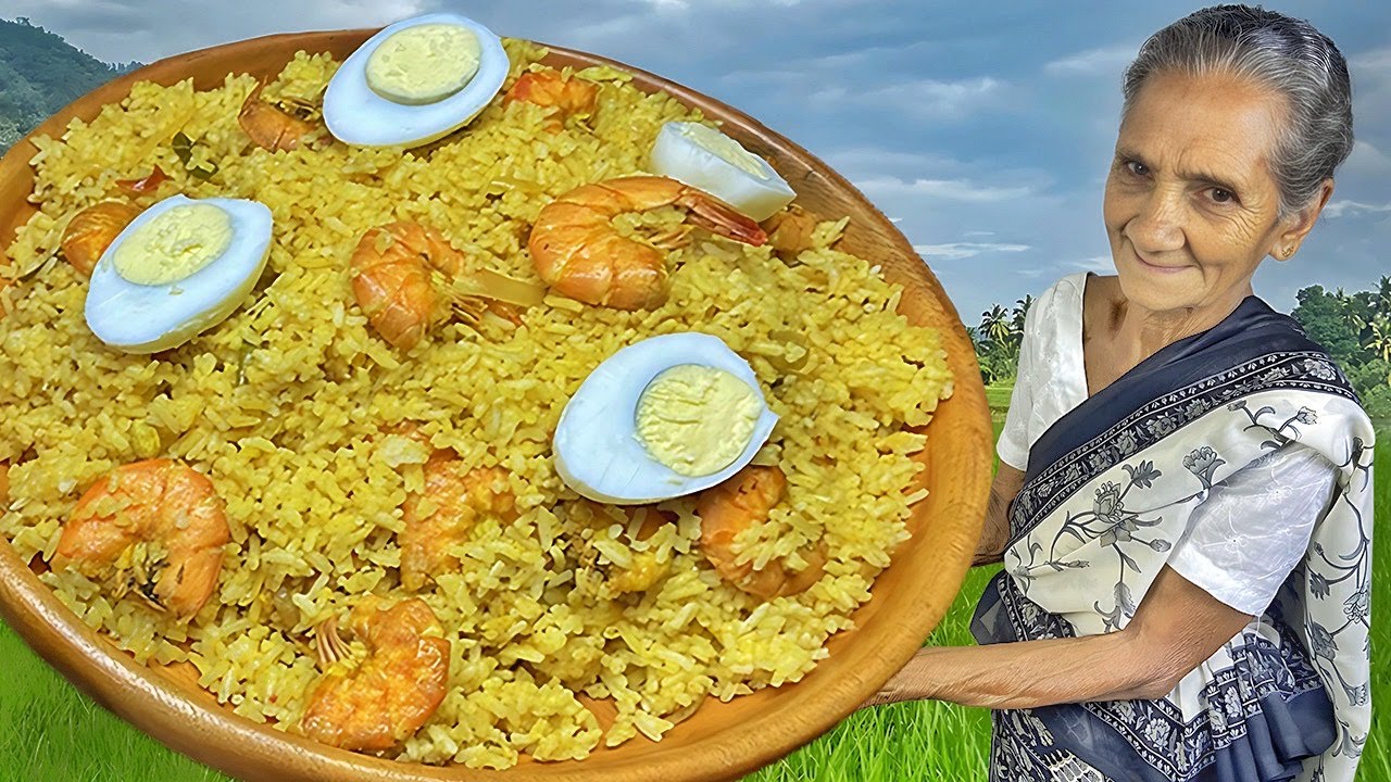 Prawn Biryani Recipe - Grandma Menu