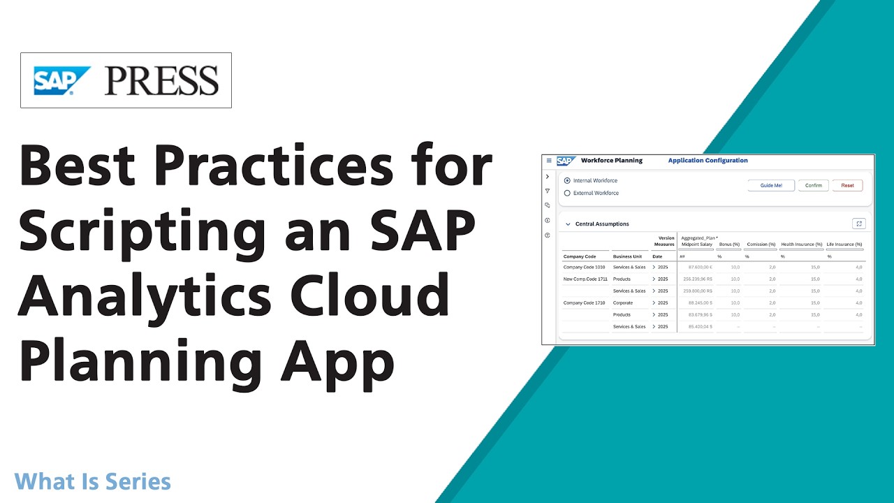 Best Practices for Scripting an SAP Analytics Cloud Planning Application
