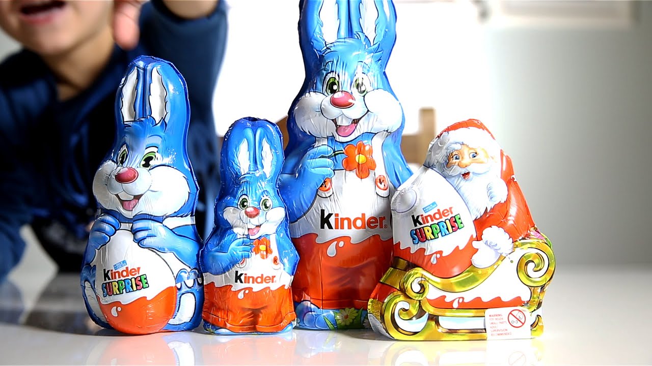 Christmas Santa and Easter Bunnies from Kinder Surprise​​​