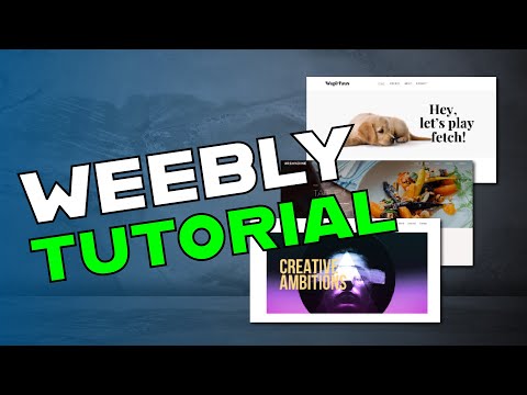 Weebly Tutorial 2019 - Create a free website