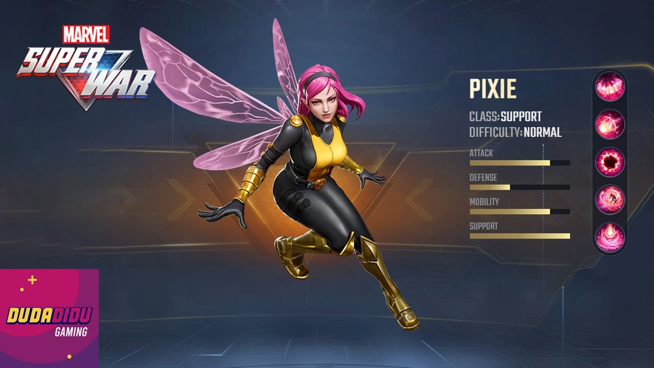 Pixie - Megan Gwynn - All Skin Preview - Marvel Super Wars
