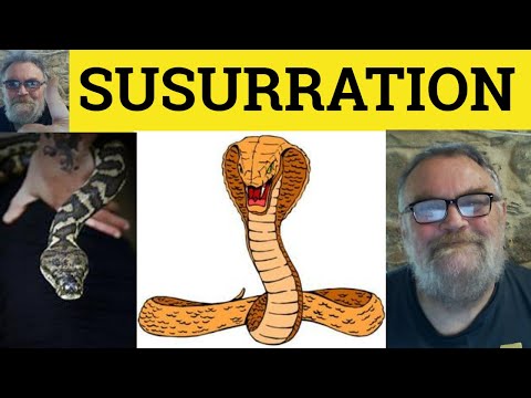 π΅ Susurration Meaning - Susurrous Examples - Susurrus - Sussuration Definition - Literary Vocabulary
