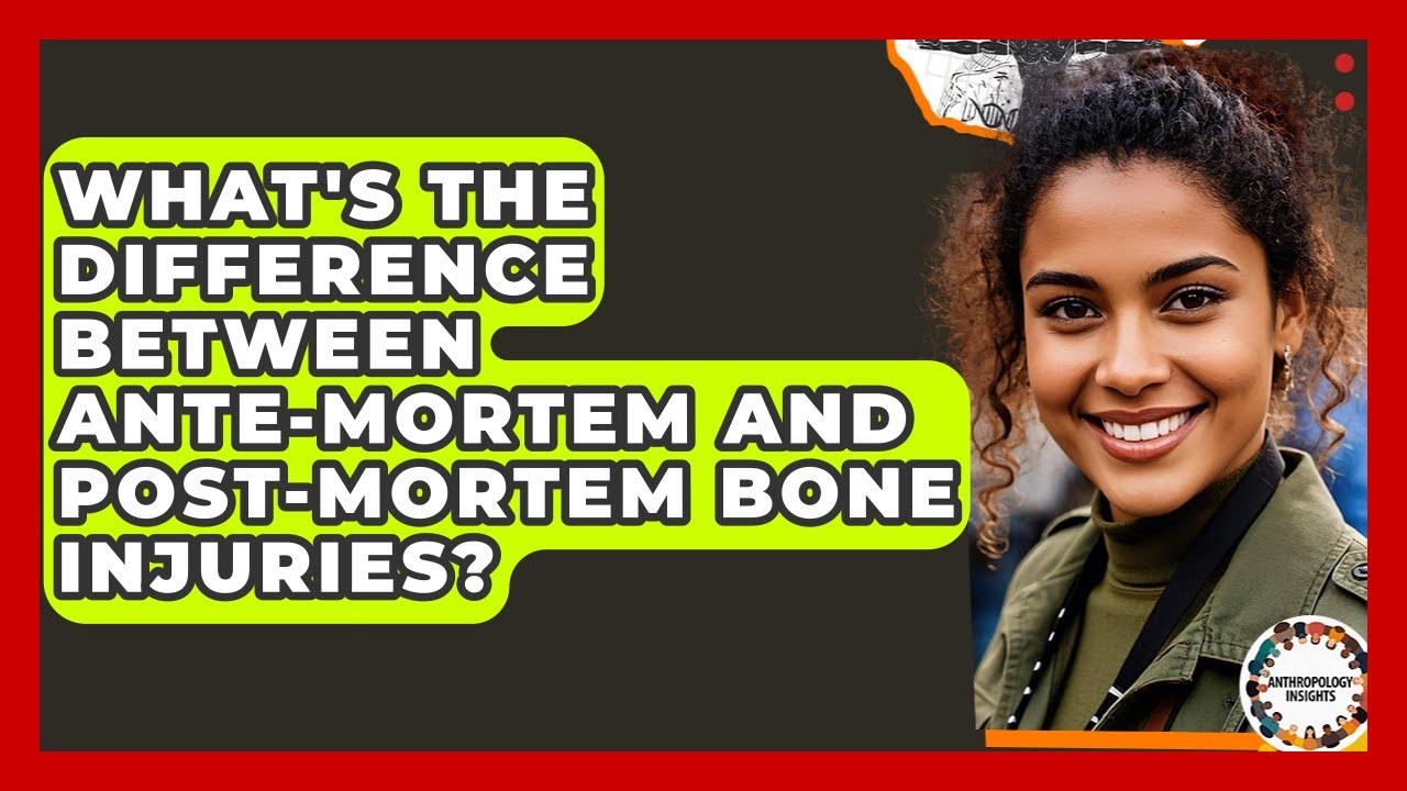 What's The Difference Between Ante-mortem And Post-mortem Bone Injuries? - Anthropology Insights