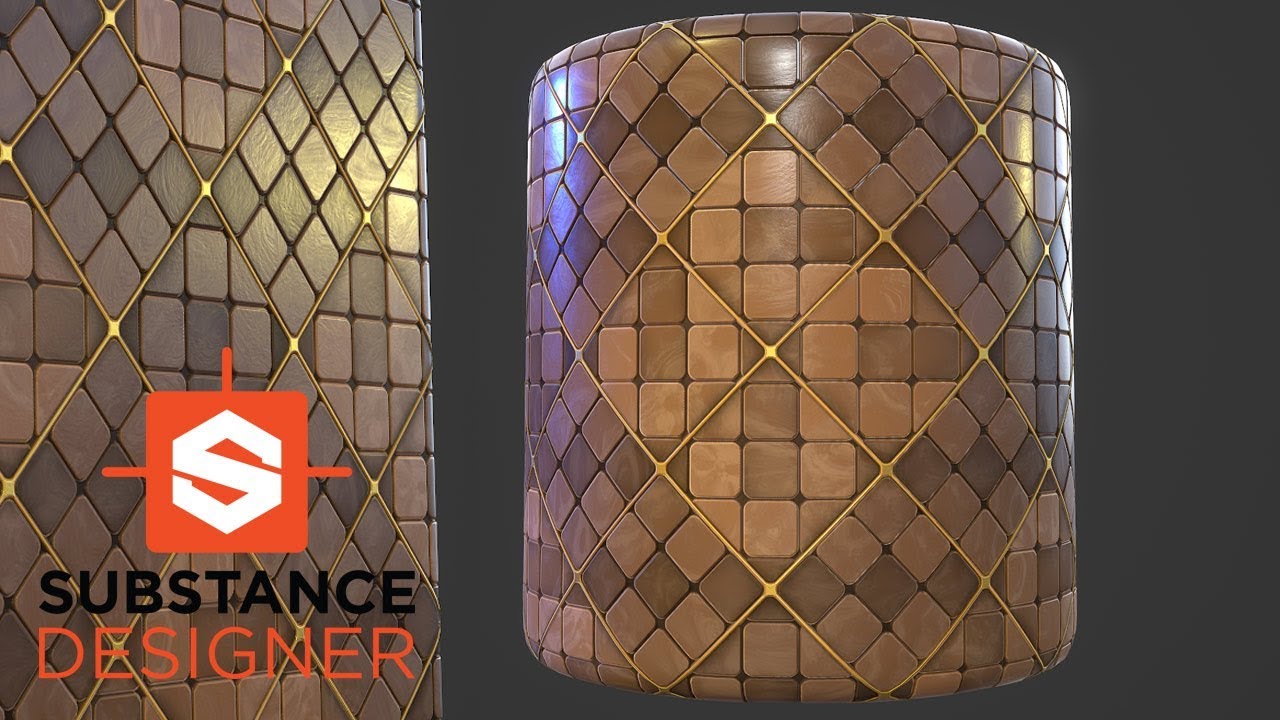 Substance Designer - Stylized Marble Tiles