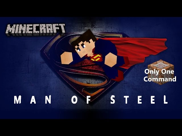 Superman Only One Command Minecraft Map