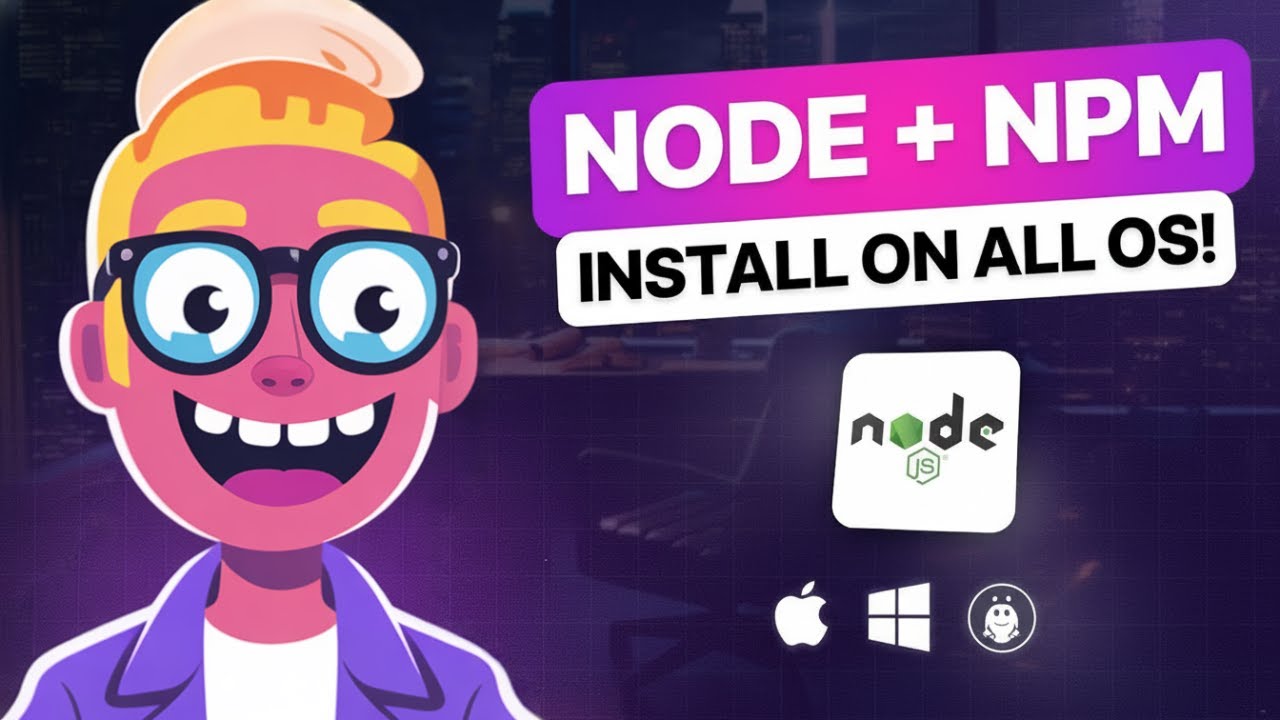 Install Node.js & npm on Windows, Mac, Linux (2025 Guide for Copilot CLI!)