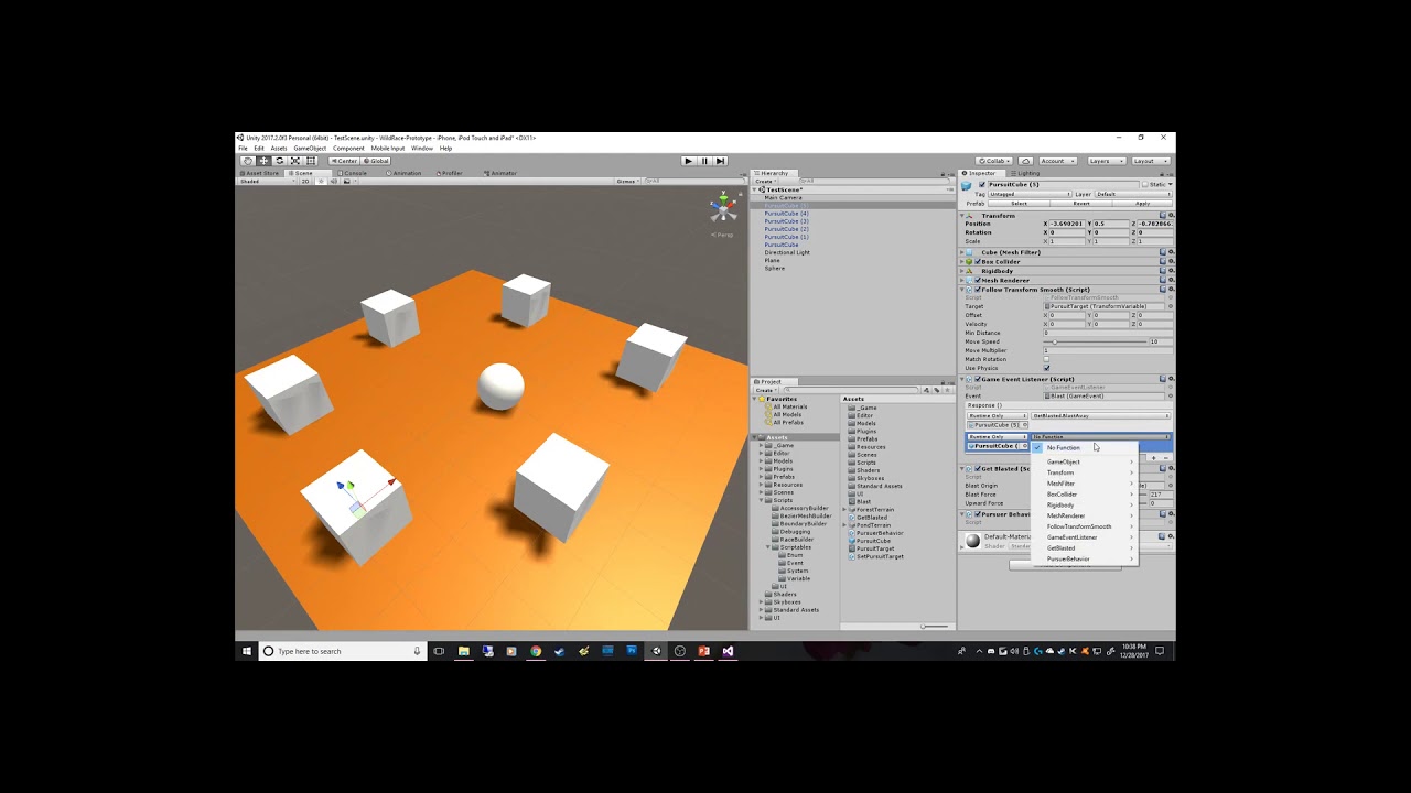 Unity Engine Scriptable Objects as Events