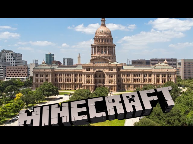 City of Austin, Texas, USA Minecraft Map