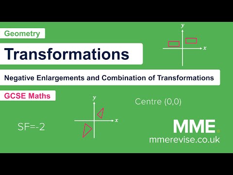 Geometry - Negative Enlargements and Combination of Transformations