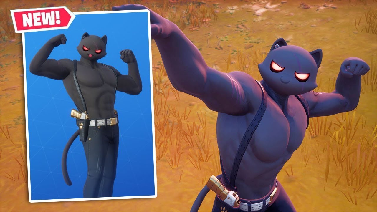 NEW SHADOW MEOWSCLES Skin Gameplay in Fortnite!