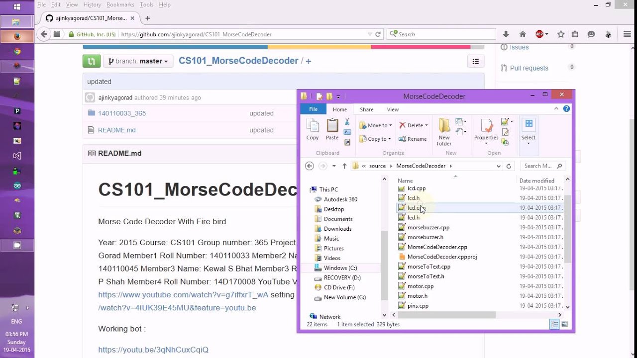 Morse Code Decoder : Build in Atmel Studio