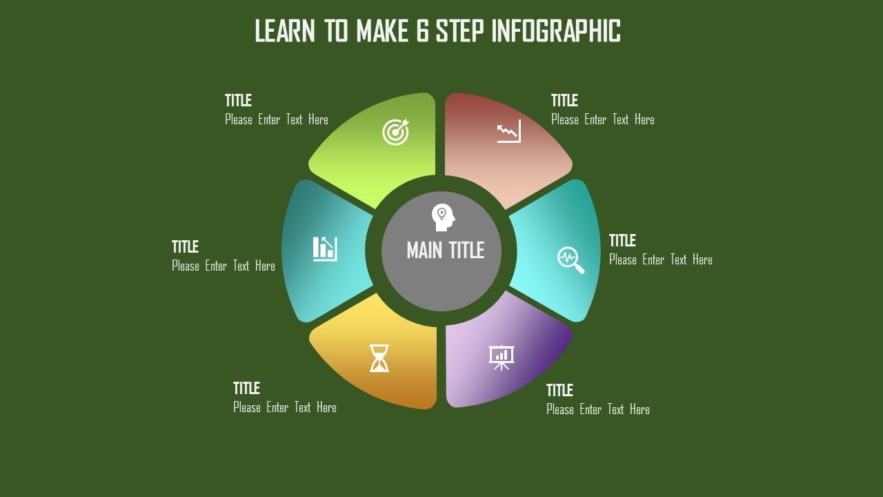 1.Create 6 Step Infographic/Powerpoint Infographics/Free Template.
