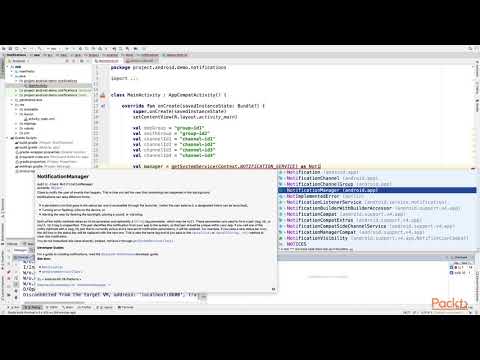 Learn Android 9 0 Pie Essential Developer Training Setting Up Notifications | packtpub com ...