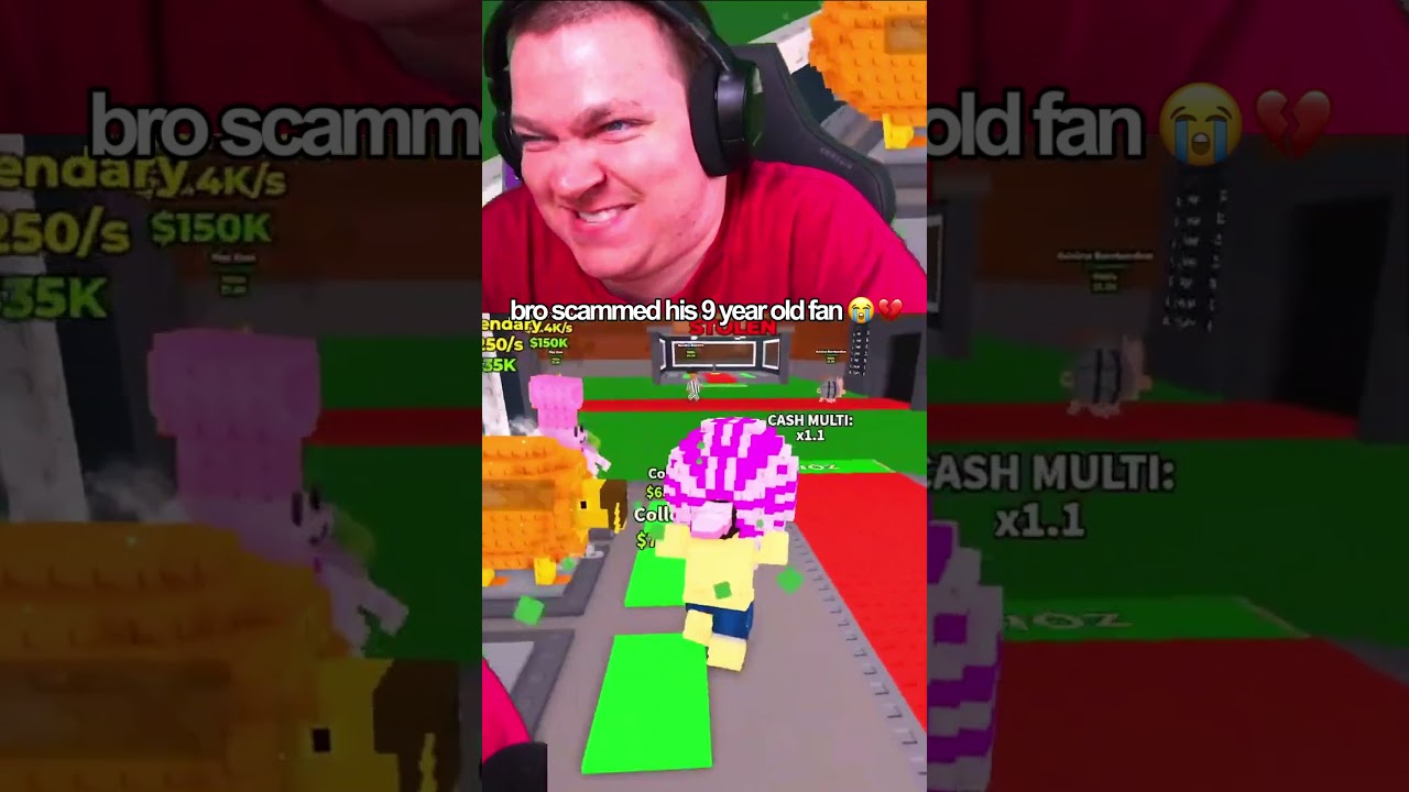 the kid started CRYING 😭 #steak #roblox #stealabrainrot