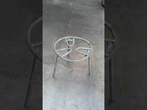 Homemade metal bar stove #tools #diy #shorts