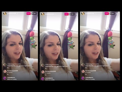 90 day fiance Ariela Weinberg while on Instagram live searches to find wine toss scene! 🤣😂🤣😂