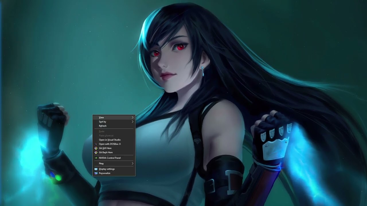 Final Fantasy Tifa Wallpaper Engine