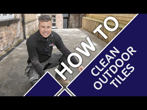 How to Clean Outdoor Tiles and Paving Slabs