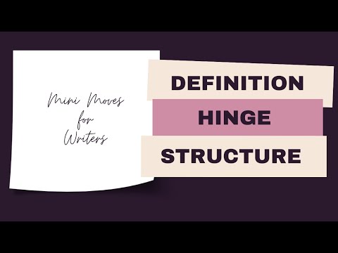 Define Important Terms AND Make Your Intro Interesting with the Definition Hinge Structure