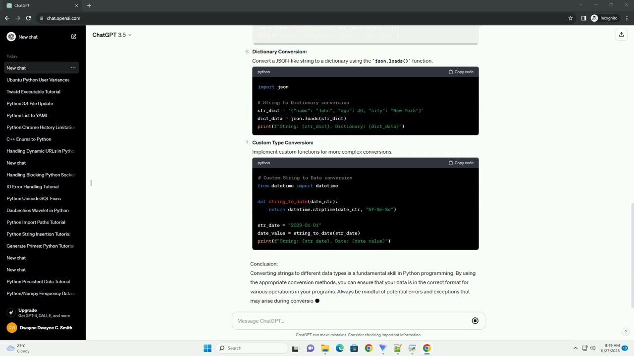 python3 convert string to type