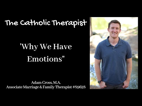 Catholic Therapist Adam Cross Explains Why We Have Emotions | Strong ...