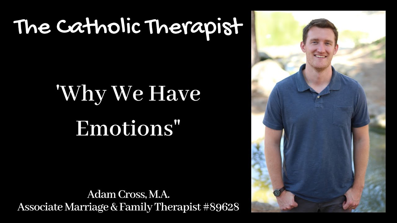 Catholic Therapist Adam Cross Explains Why We Have Emotions | Strong ...
