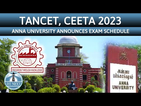 TANCET, CEETA 2023 : Anna University announces exam schedule | Dt Next