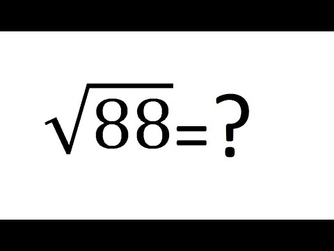 How to find Square Root of 88